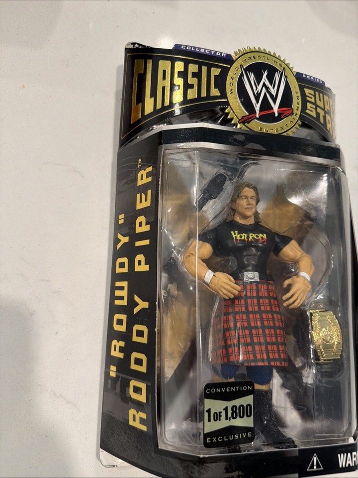 WWE Classic Superstars Rowdy Roddy Piper Figure Ringside Exclusive 1/ ...