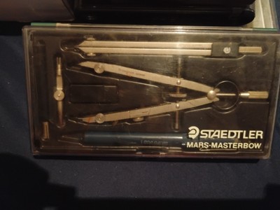 Vintage Staedtler Germany Technical Drawing Drafting Set Incomplete ...