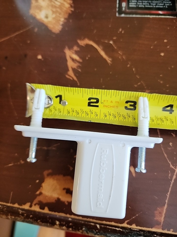 4 Rubbermaid Closetmaid FreeSlide Fast Set Wall End Shelf Shelving Wire ...