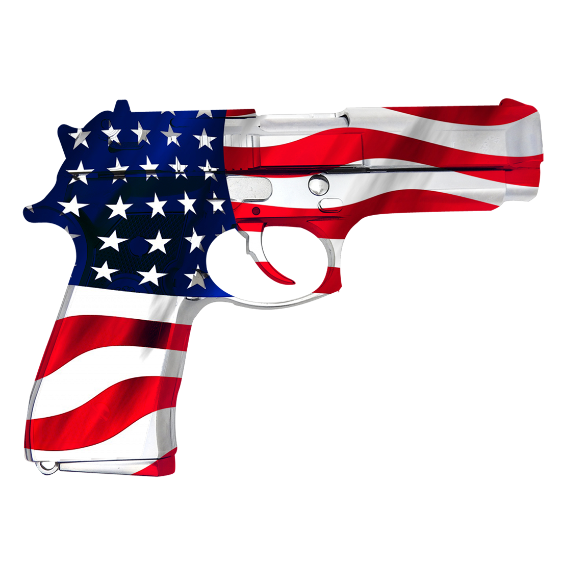 USA FLAG GUN Stickers -Car Truck Bumper Vinyl Decal America 2nd ...