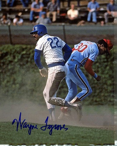 Wayne Tyrone Autographed 8x10 Chicago Cubs Free Shipping #5 | eBay