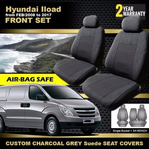 HYUNDAI ILOAD Custom Made Seat Covers 2008-2021 TQ4 Charcoal I-LOAD ...