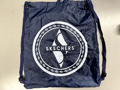 Skechers 16x20 Nylon Drawstring Cinch Athlete Sack Back Pack Gym Travel ...