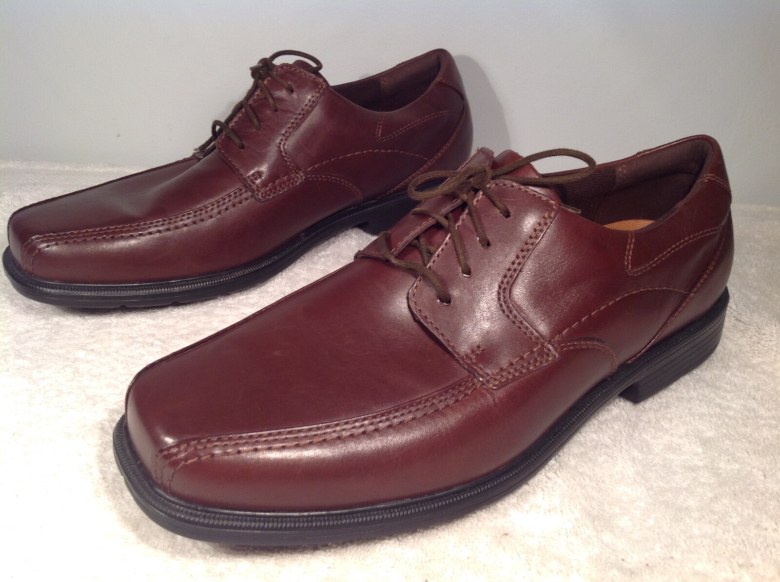 Dunham brown NWOB bicycle toe oxfords US Mens sz 10 2E / EXTRA WIDE | eBay