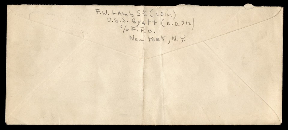 DR WHO 1947 USS GYATT NAVY SHIP URUGUAY PRESIDENT INAUGURATION CACHET ...