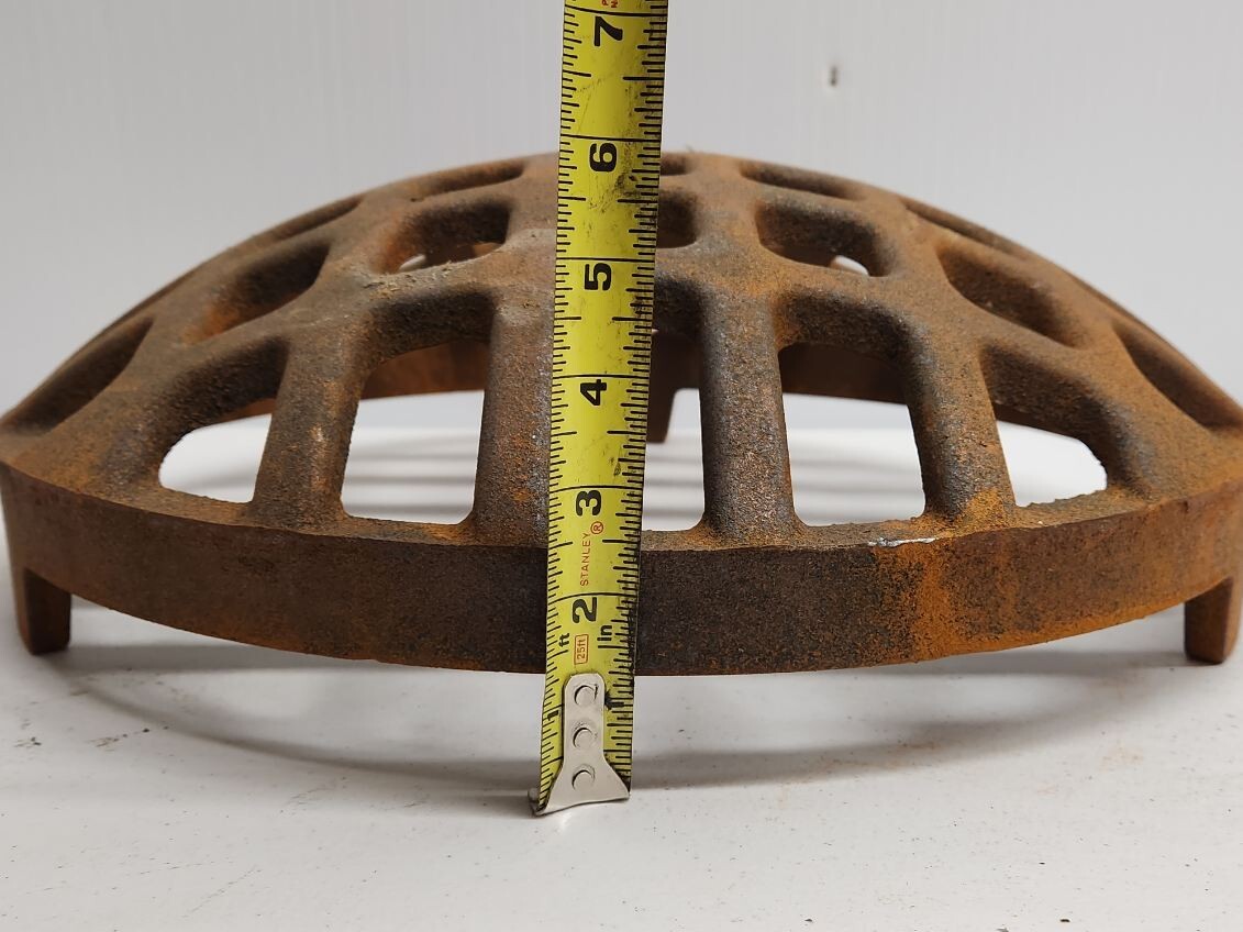 15" Pipe Catch Basin Cast Iron Atrium Beehive Grate | eBay