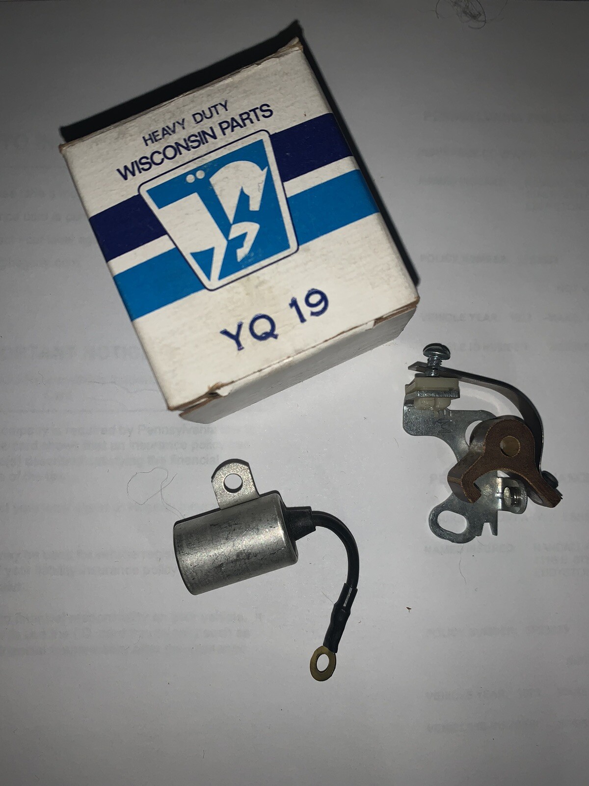 Vintage NOS Wisconsin Ignition Kit - YQ19 | eBay
