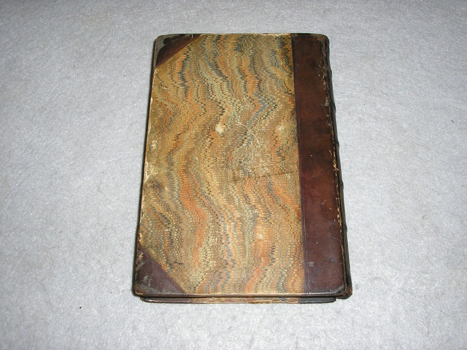 Antique Mexico History Book Anahuac Aztecs Decorative Leather Binding ...