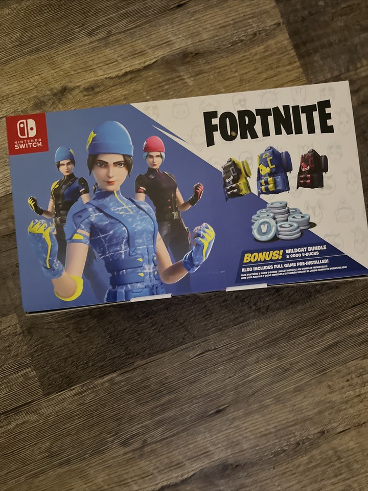 New Nintendo Switch Fortnite Wildcard Bundle Code Included 45496882877 ...