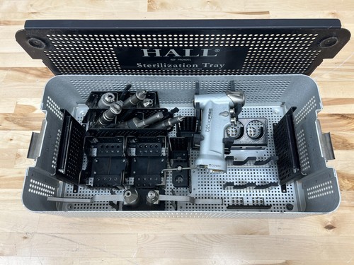Conmed Hall Microfree Mini-Driver PRO8500SB Set w/ Sterilization Tray ...