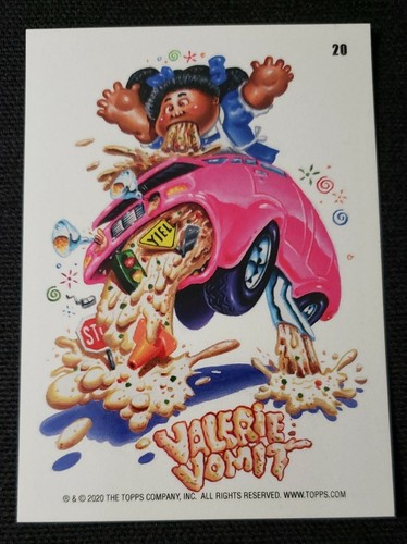 VALERIE VOMIT GARBAGE PAIL KIDS 2020 KRASHERS #20 Set Break GPK Card | eBay