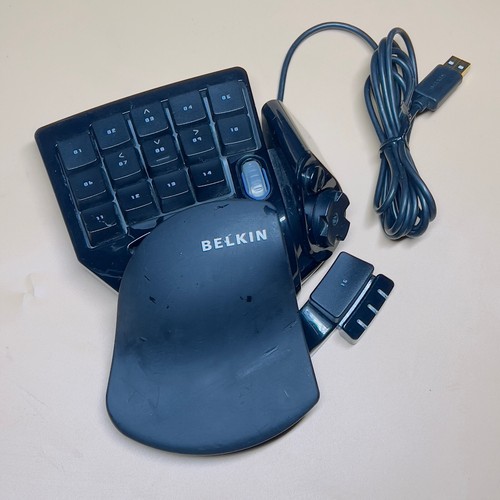 Belkin N52TE Tournament Edition Gaming Hybrid Keyboard Gamepad ...