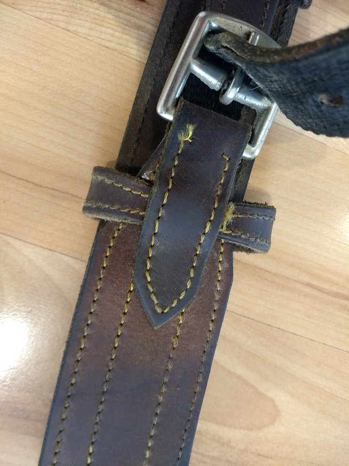 One Western Stirrup Hobble Strap Saddle Attach Quality Leather Backing | eBay