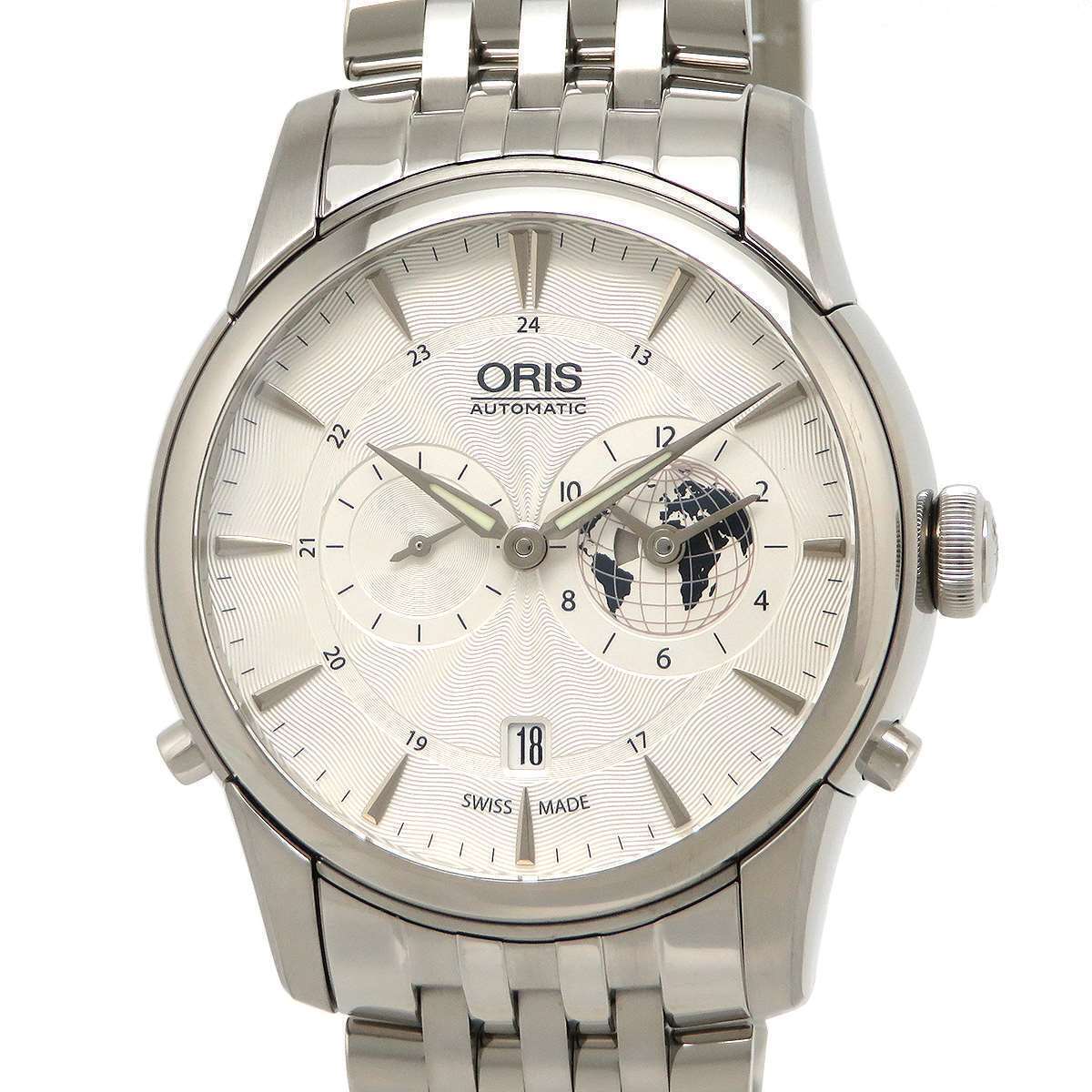 Oris Artelier Silver Unisex Adults Watch - 01 690 7690 4081 for sale ...