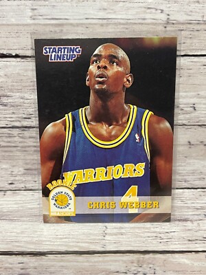 1993-94 Hoops Kenner Starting Lineup Cards - Chris Webber RC | eBay