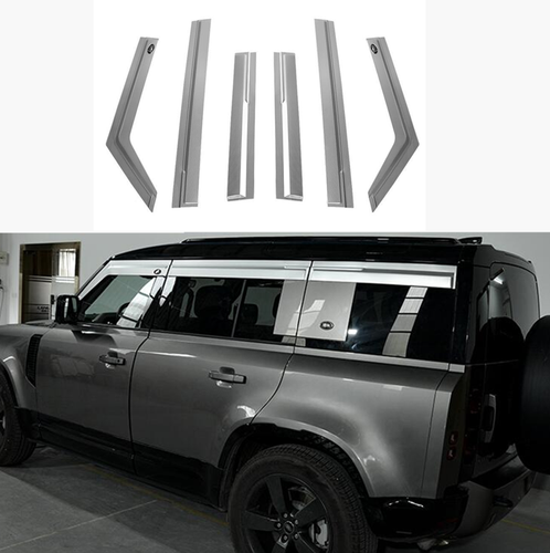 For 20-22 Land Rover Defender Aluminum Window Visor Vent Sun Rain Guard ...