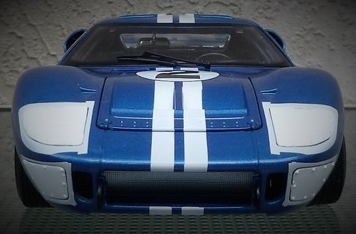 Ford GT40 Classic Custom Built Metal Model Concept Hot Rod Race Sports ...