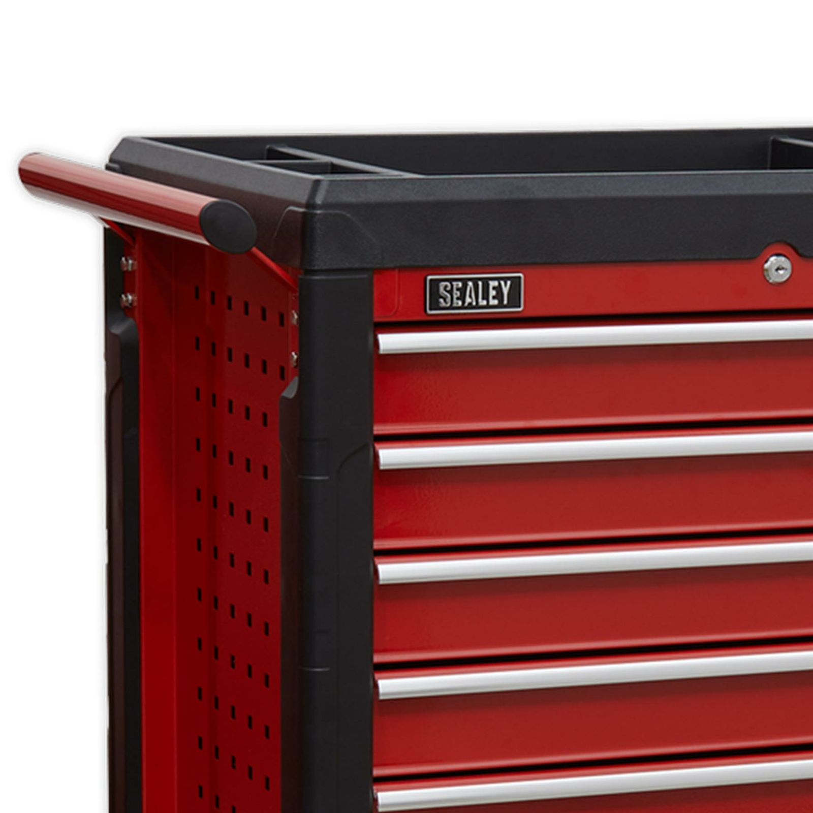 Sealey Rollcab 6 Drawer with Ball Bearing Slides Red AP3406 | eBay UK