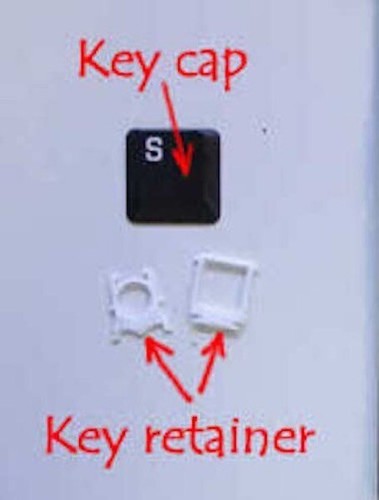 REPLACEMENT KEYS + RETAINER - Logitech K800 Wireless Illuminated ...