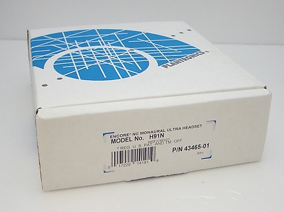 Plantronics H91N Encore Mono Grey Headset 43465-01 for M10 M12 & M22 ...