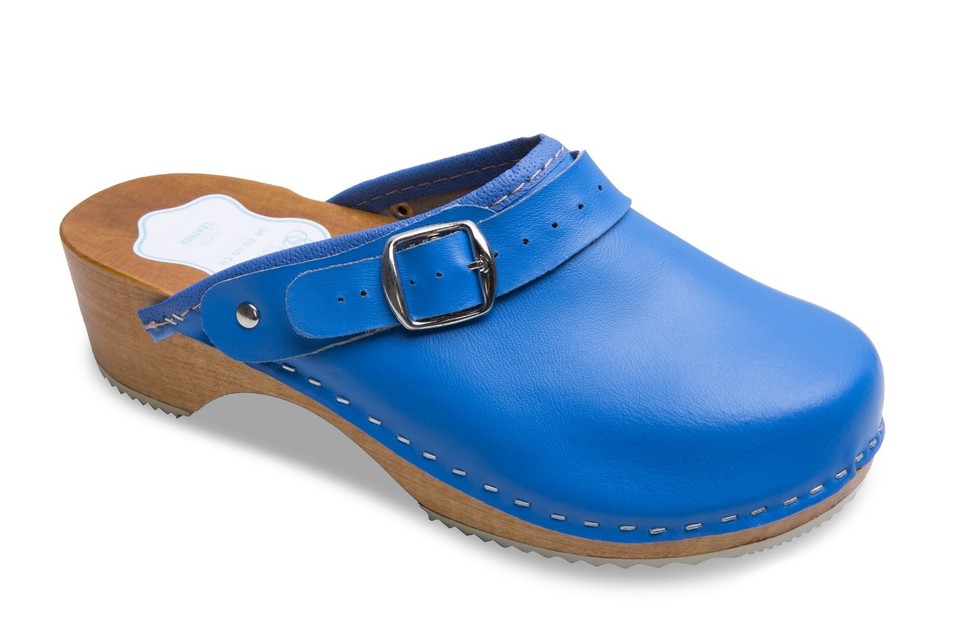 UNIQUE HAND MADE CLOG WOODEN SOLE - GENUINE LEATHER D4 | eBay UK