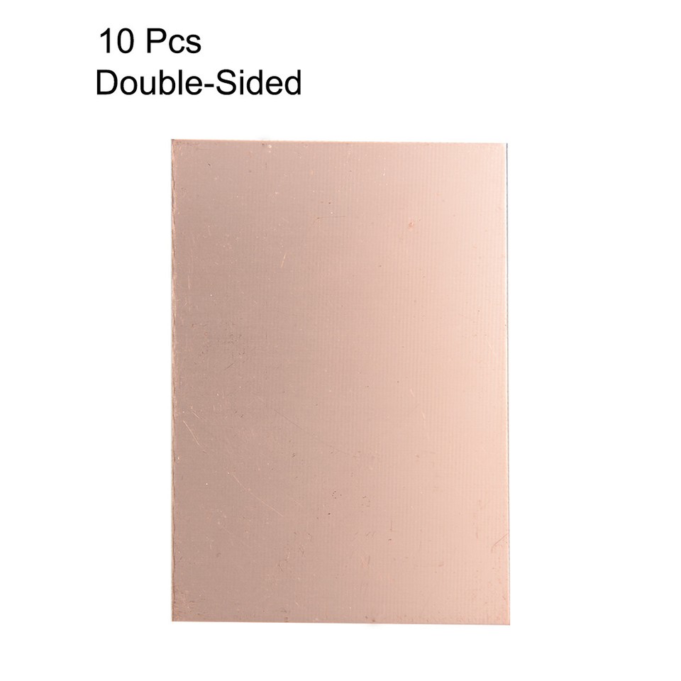 10 x Double-Sided Copper Clad Laminate Plain Printed PCB Circuit Board ...