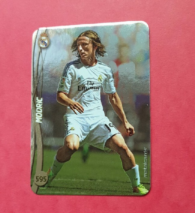 LUKA MODRIC #595 REAL MADRID 2014-2015 CARTE FOOTBALL MUNDICROMO | eBay
