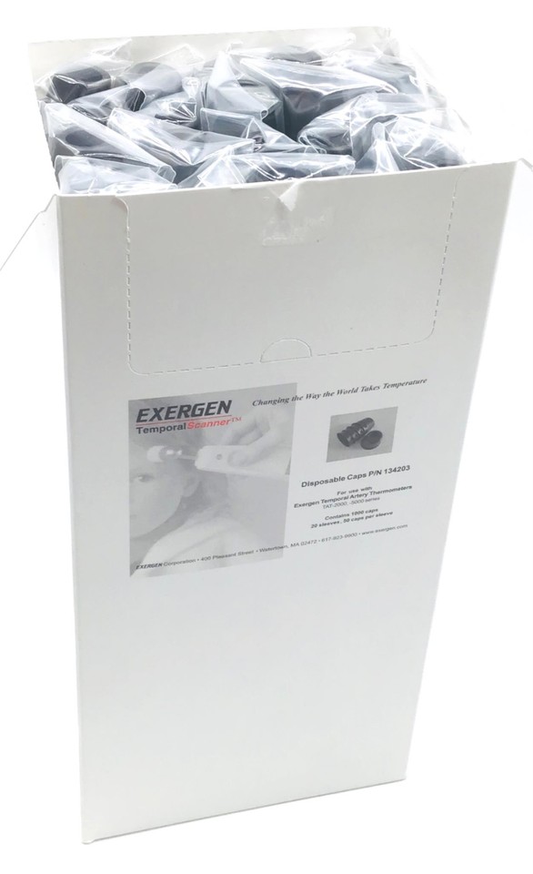 Exergen 134203 Disposable Caps for Temporal Artery Thermometers - Box ...