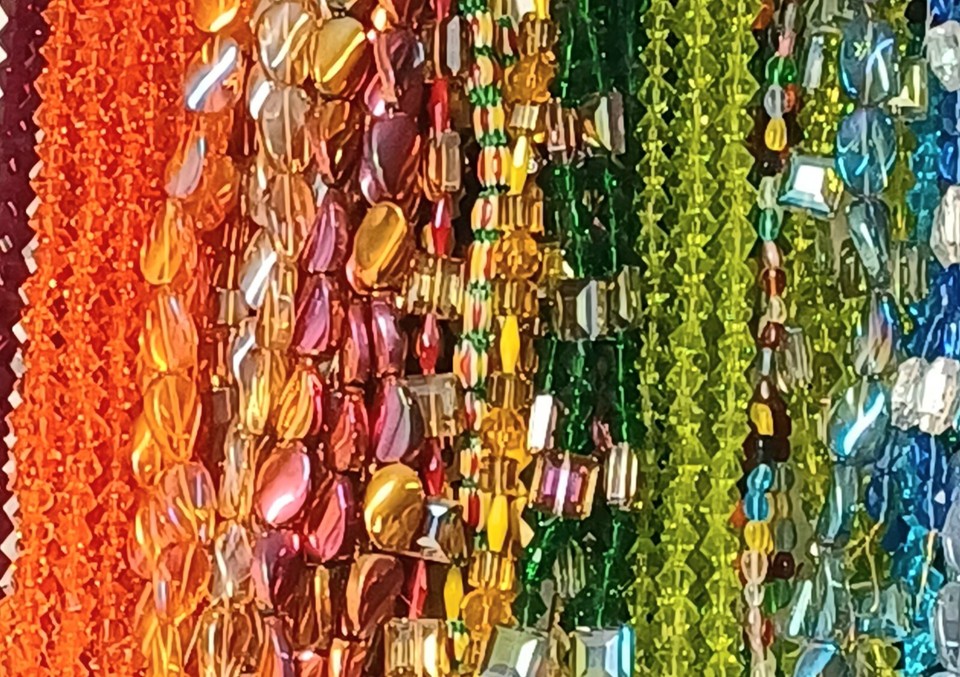 12x Glass bead strands beading lots jewelry making lot Crystal beads ...