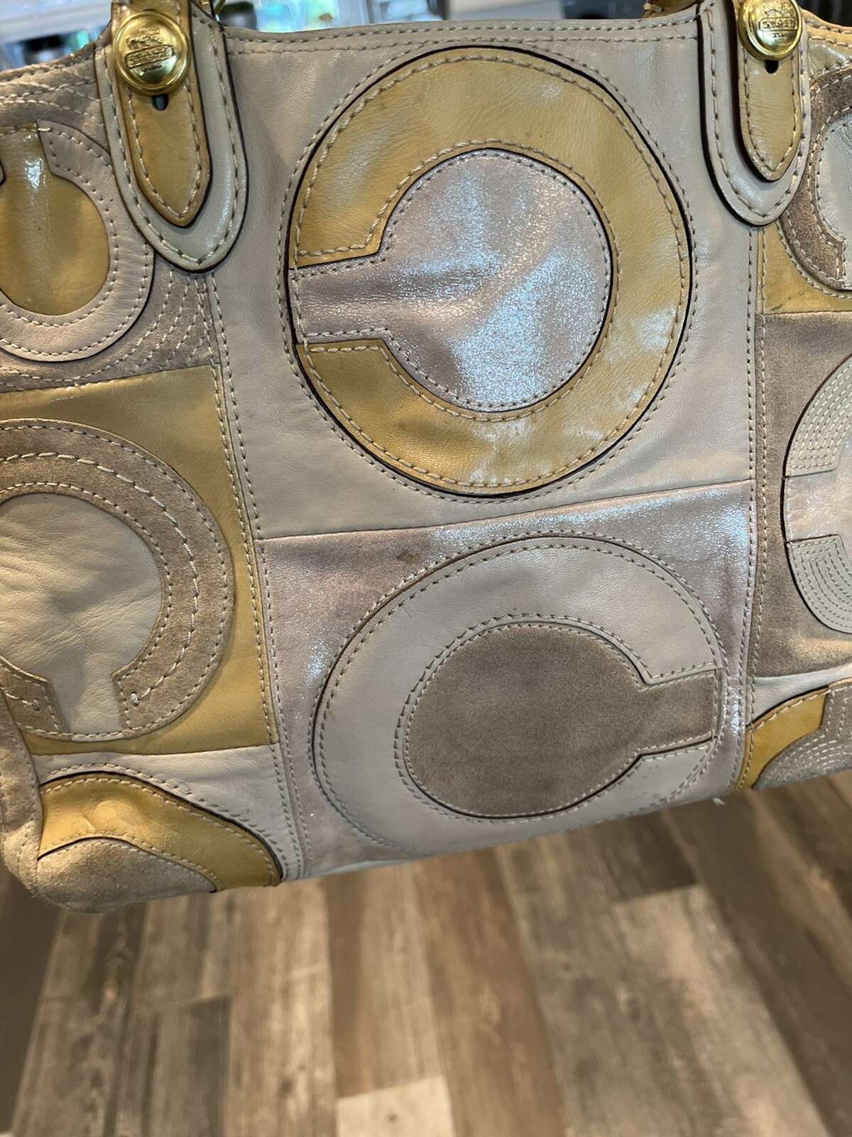 Coach Limited Edition Madison Mia Op Art Inlaid Leath… - Gem