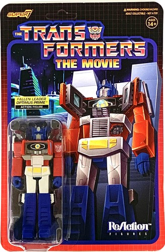 Transformers The Movie Fallen Leader Optimus Prime Reaction Figure ...