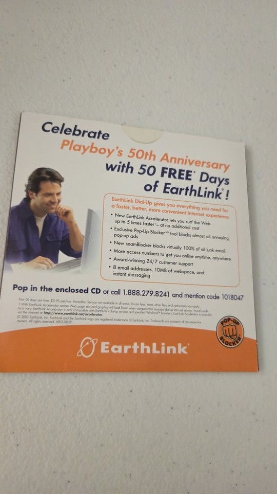 EARTHLINK CELEBRATES 50 YEARS OF PLAYBOY ULTIMATE COLLECTORS CD PC GAME ...