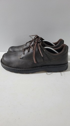 Merrell World Vue Mens Sneaker 11.5 Brown Leather Comfort Casual Oxford ...