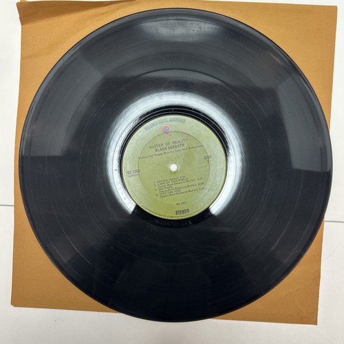 BLACK SABBATH Master Of Reality WARNER BROS LP embossed cover | eBay