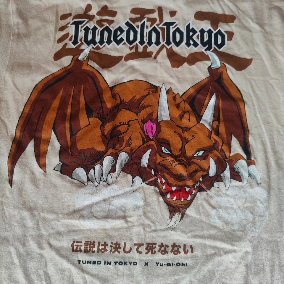Tuned In Tokyo x Yu-Gi-Oh Thousand Year Dragon Tee Tan Size S - Anime ...