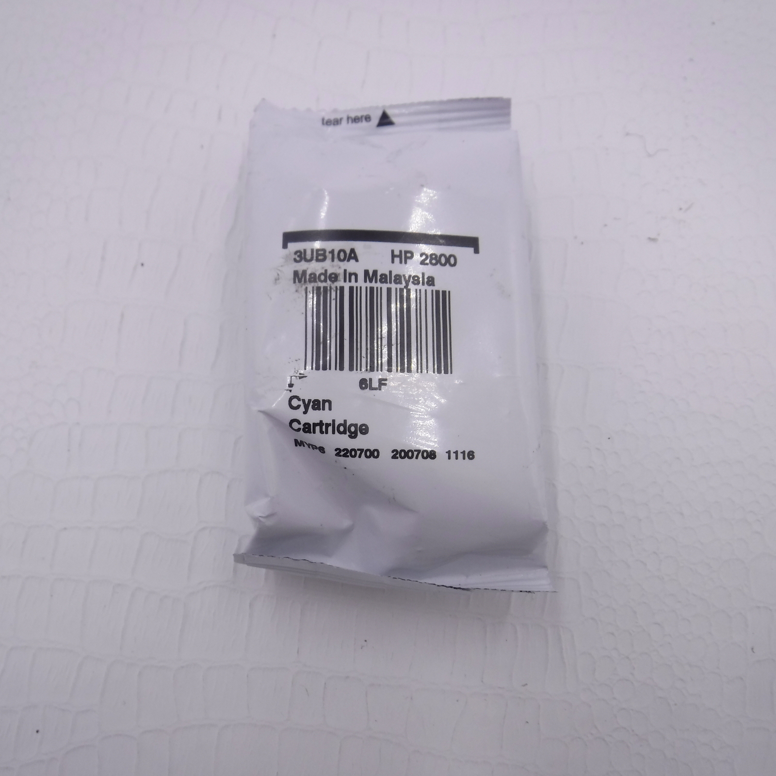 OEM HP 2800 3UB10A Cyan Ink Cartridge Business InkJet 2800 Open Box ...