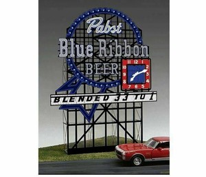 Model Railroads & Trains Other O Scale Miller's Clark Bar Animated Neon ...