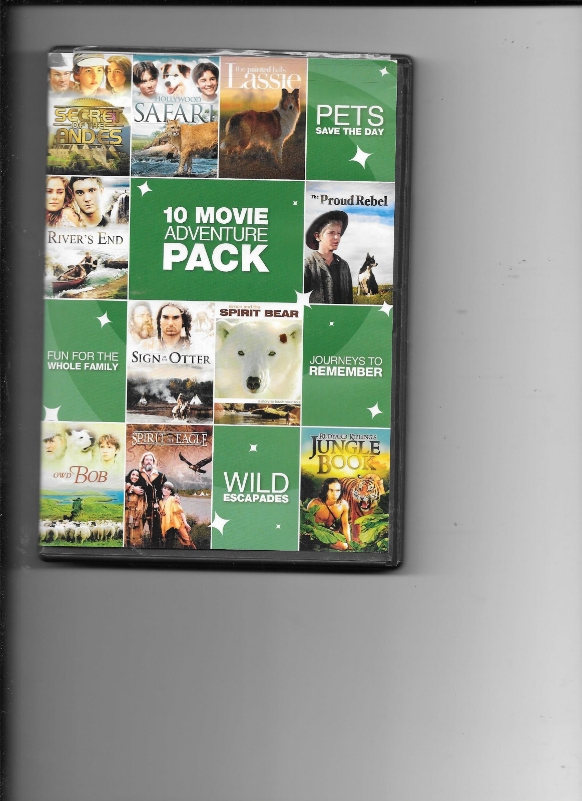 10 Movie Adventure Pack, Vol. 1 (DVD, 2011, 2-Disc Set) 96009996499| eBay