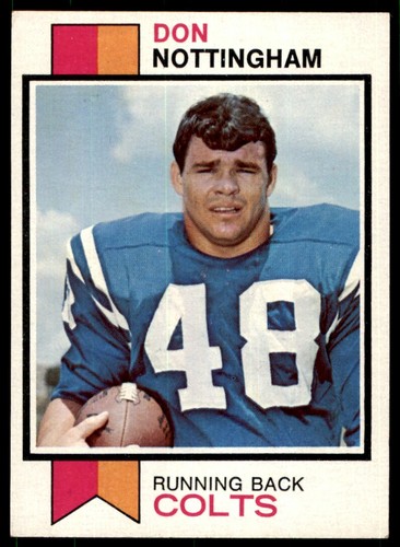 1973 Topps Don Nottingham Rookie Baltimore Colts #454 | eBay