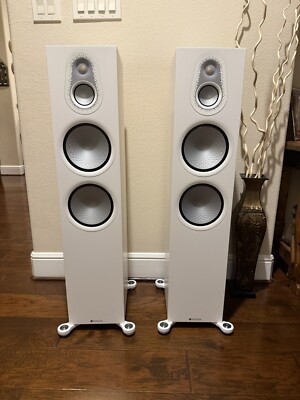 MONITOR AUDIO SILVER 500 7G FLOOR STANDING SPEAKERS (pair) | eBay
