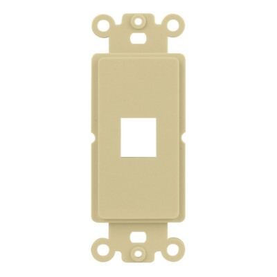 Construct Pro™ 1-Port Single Gang Keystone Decora Style Insert Strap ...