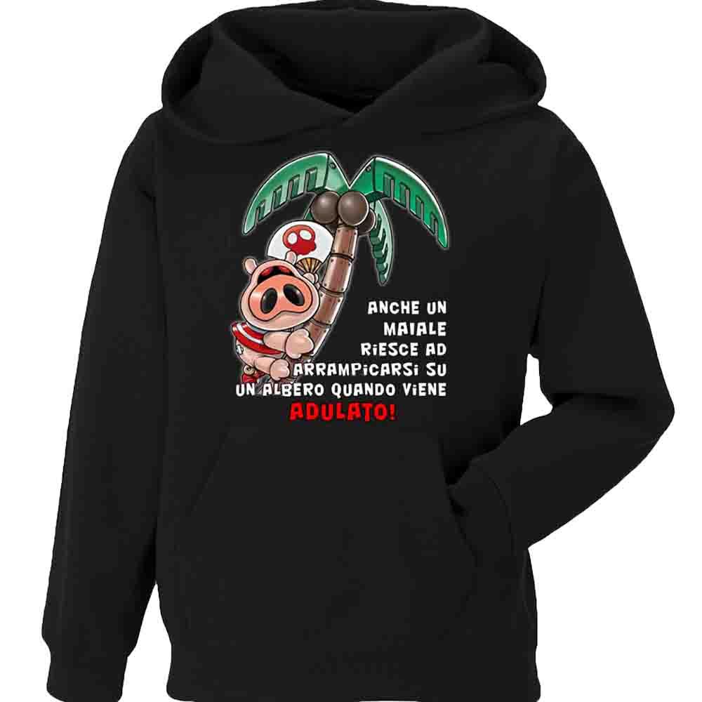 Felpa Yattaman maialino albero adulato trio drombo Boyakki miss Dronio ...