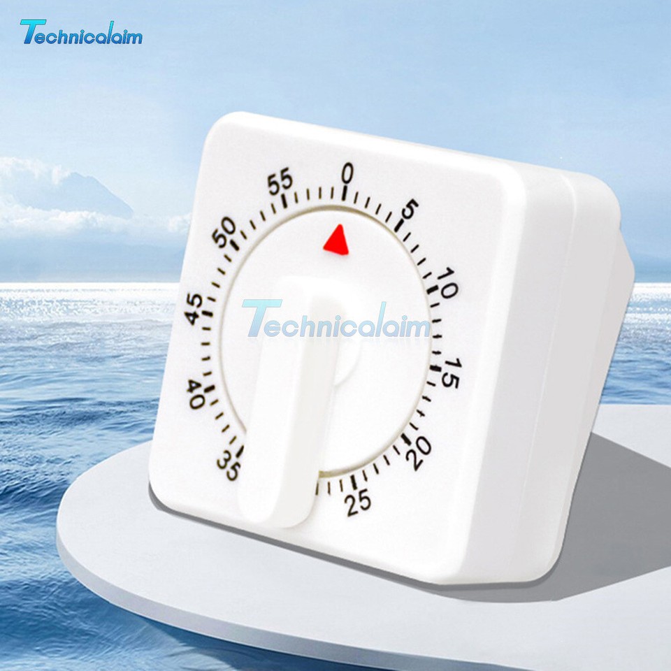 1Hr/60Min Mechanical Timer Game Count Down Counter Alarm Kitchen ...