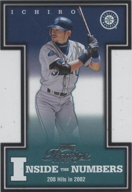 2003 Playoff Prestige - Inside the Numbers Ichiro Suzuki #IN-5 /2002 ...