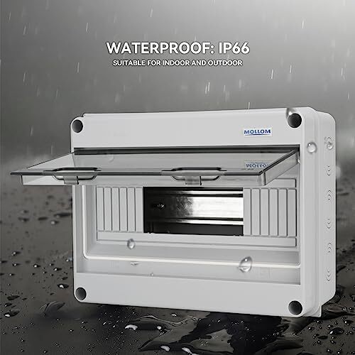 Circuit Breaker MCB Distribution Protection Box with DIN Rail IP65 ...