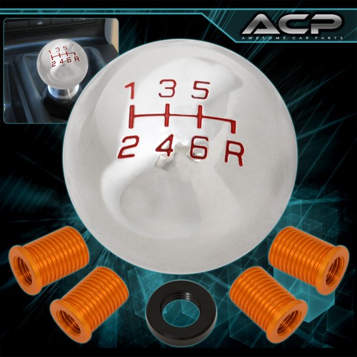 For Benz 12X1.25mm 6SPD Round Shift Shifter Knob Adapter Kit Aluminum ...