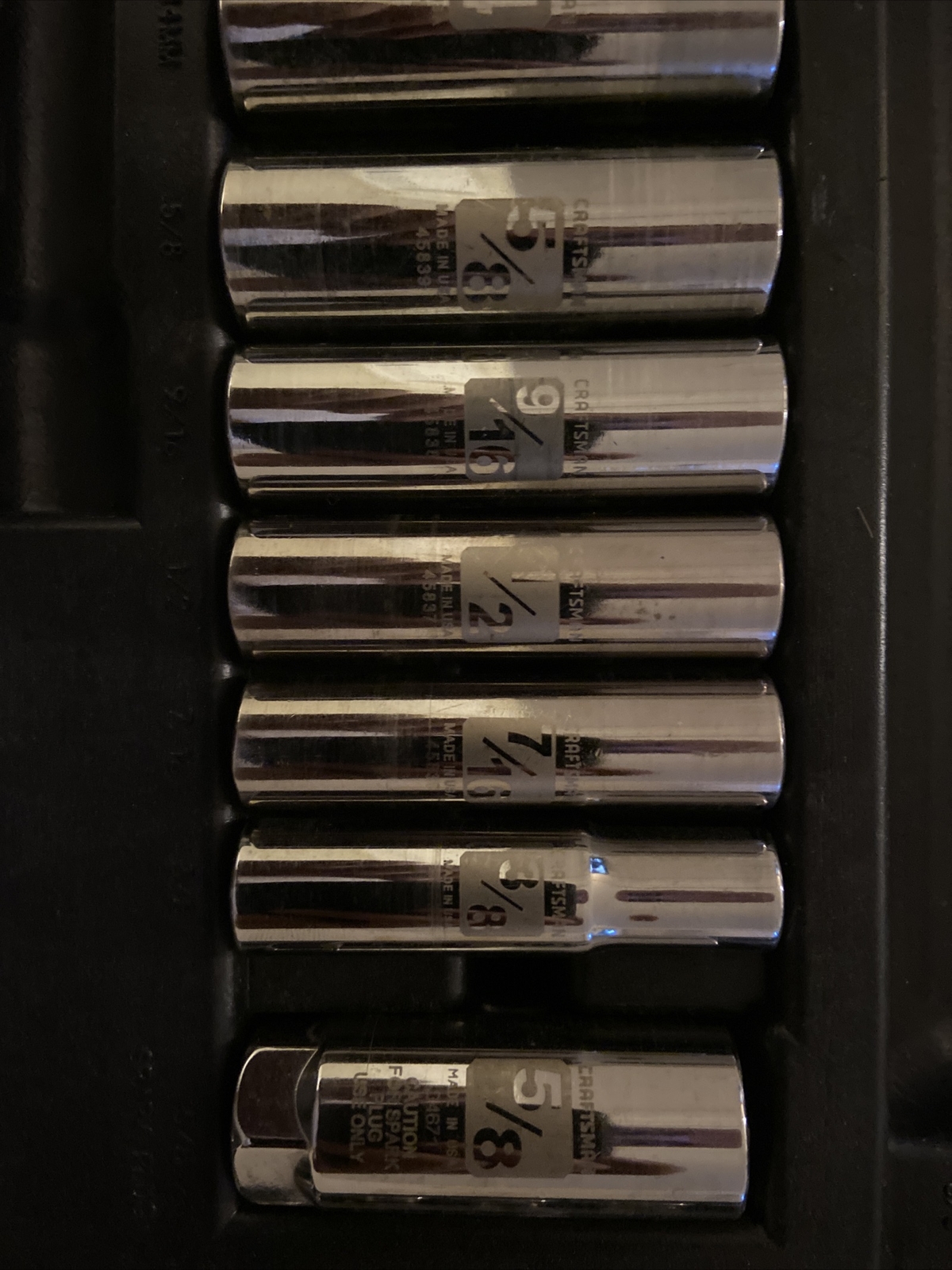 Craftsman Deep Socket Set - Made In USA | eBay