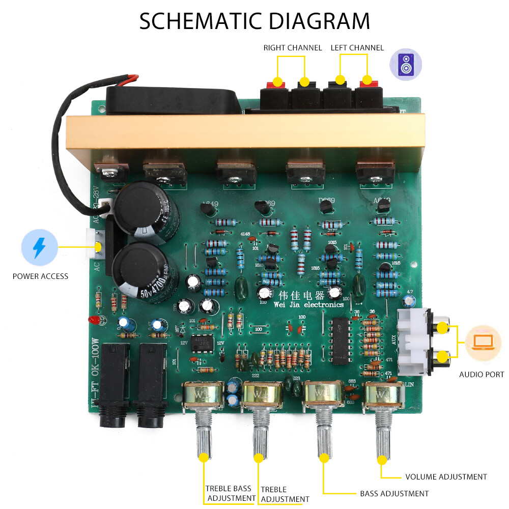 High Power Audio Amplifier Circuit