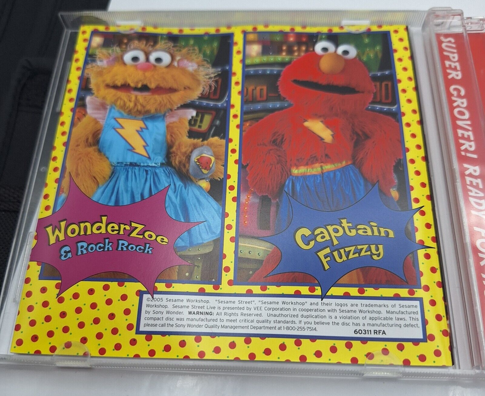 Sesame Street Live: Super Grover! Ready For Action CD Cast Recording ...