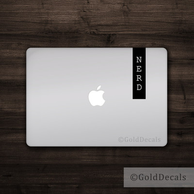 Nerd Banner - Vinyl Bumper Sticker Laptop Sticker Window Decal Funny ...